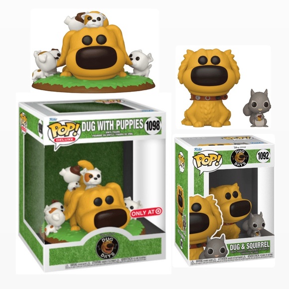 Funko | Toys | Funko Pop Disney Pixar Up Dug With Puppies Dug With ...